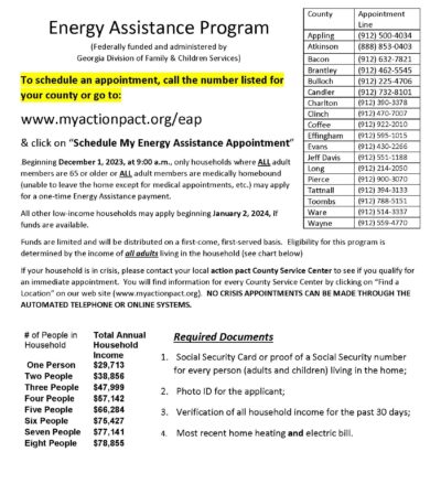 Liheap Assistance - Action pact